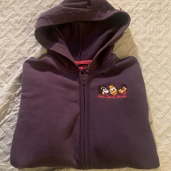 Jackets & Coats | Vintage Embroidered Walt Disney World Zip Up Jacket ...